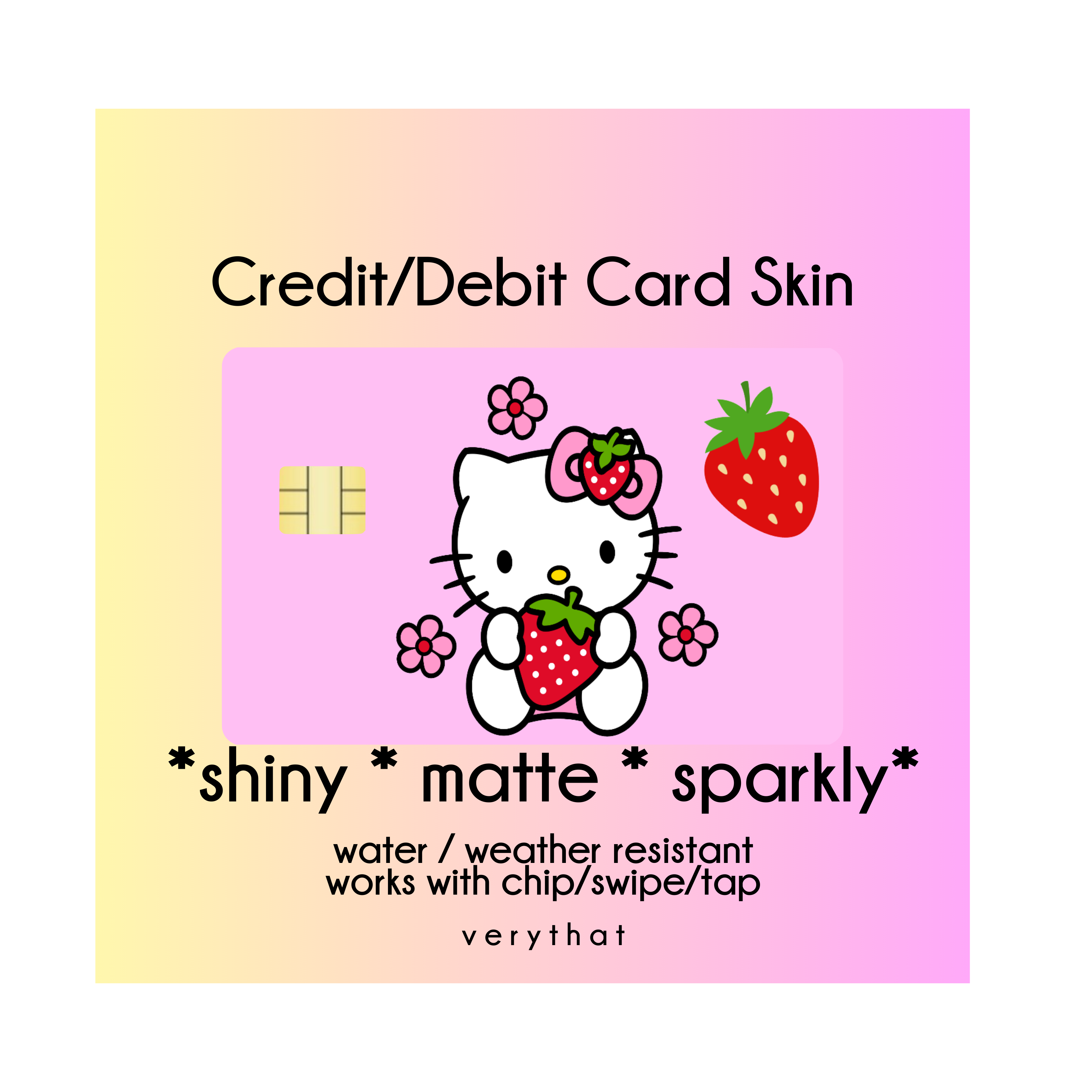 Credit / Debit Card Skins – Very That