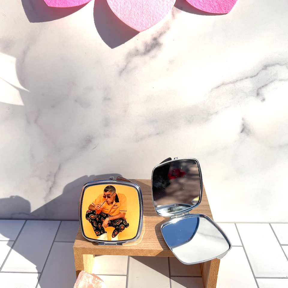 Bad Bunny Yellow Compact Mirror – Very That