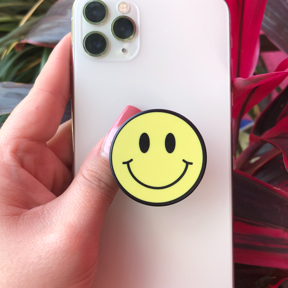 Smiley Face Pop Socket – Very That